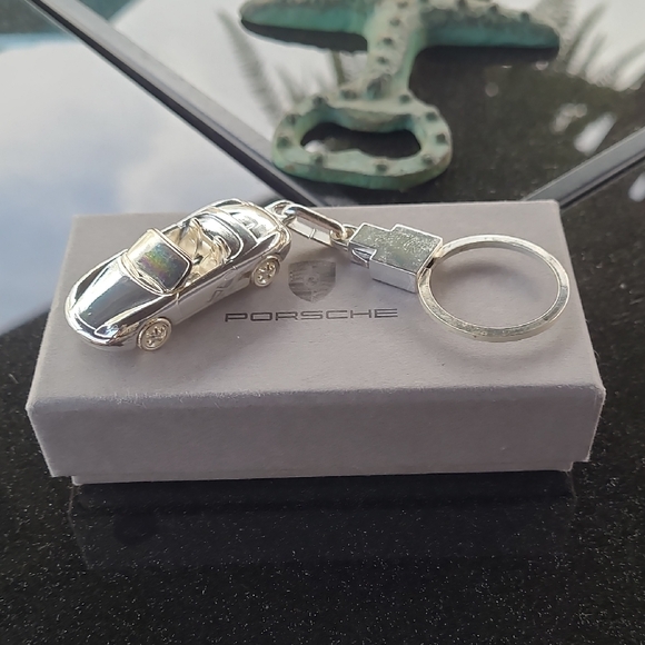 Accessories | Porsche 911 Silver Car Keychain Collectors Dream | Poshmark
